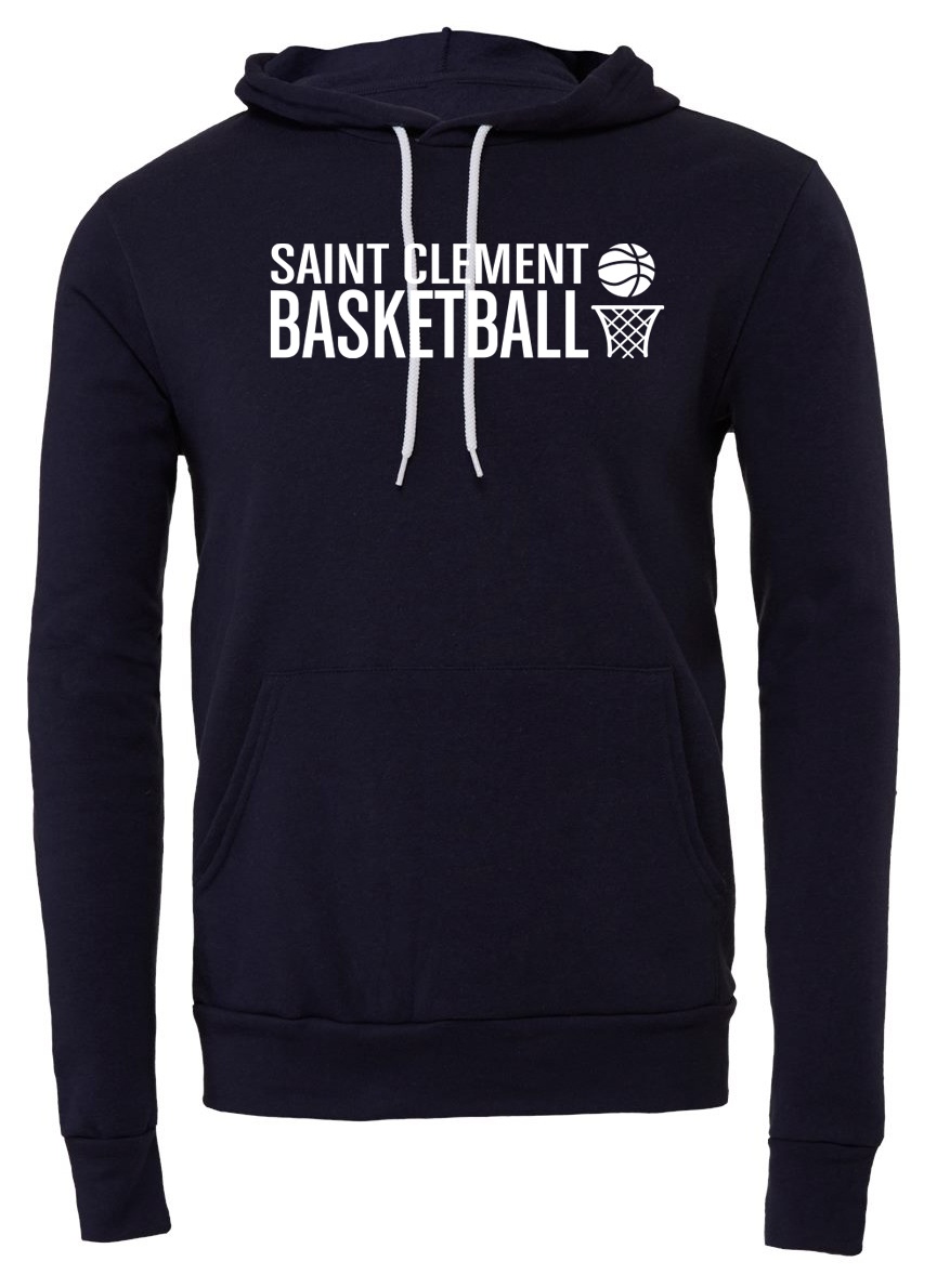 BELLA + CANVAS – Adult Sponge Fleece Hoodie – St. Clement Spirit Wear